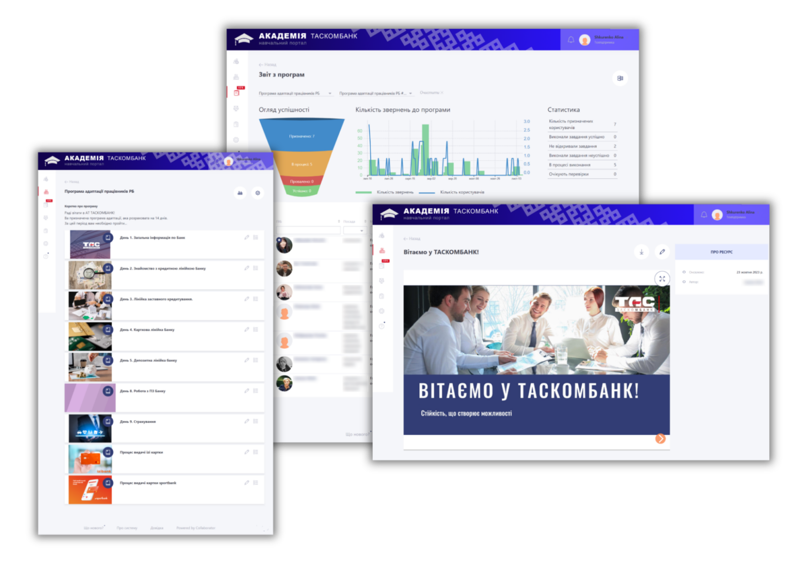 E-learning at TASCOMBANK: Staff Adaptation & Training