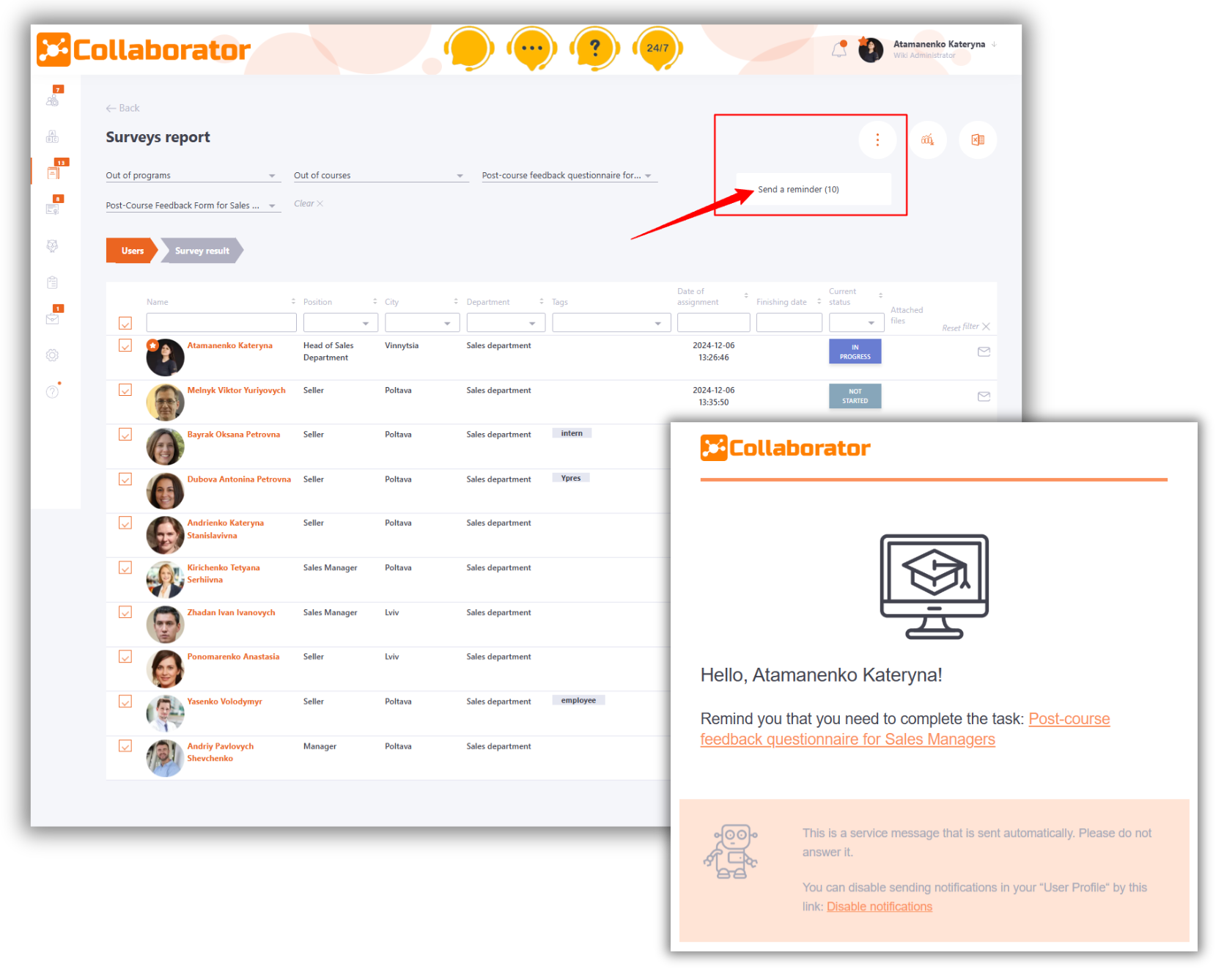 7.2 – LMS Сollaborator