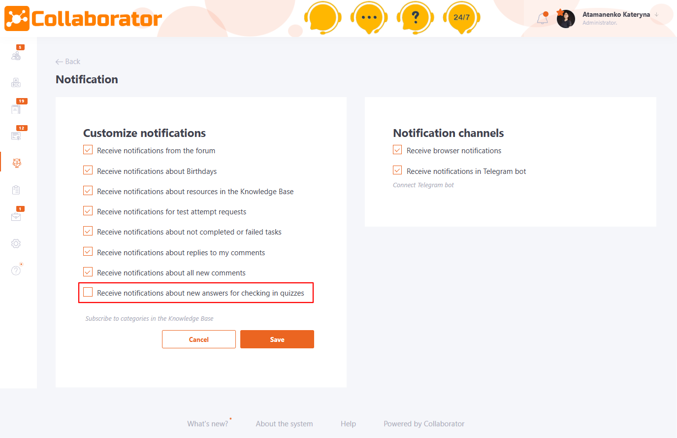 7.2 – LMS Сollaborator