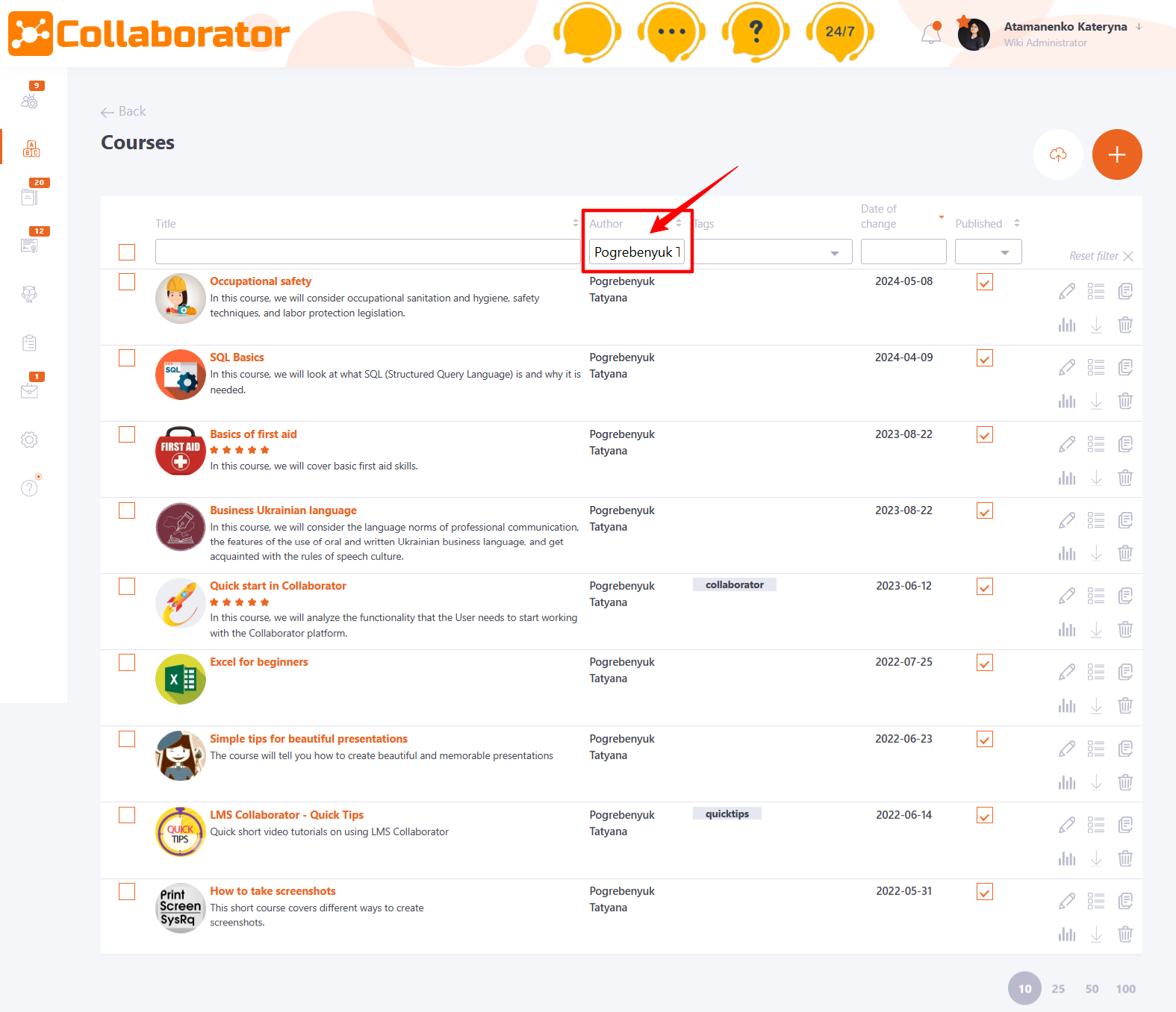 8 – LMS Сollaborator