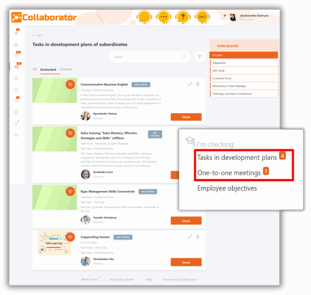 LMS Collaborator 2.57.0 — чат з адміністратором, нові звіти, зручні тести